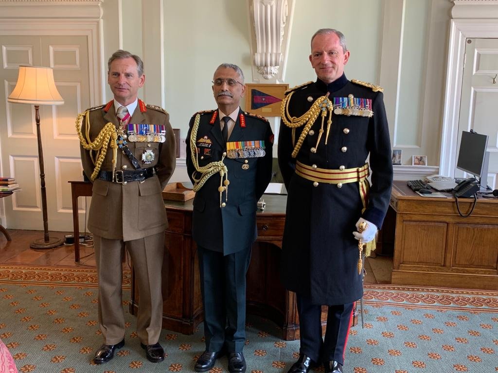 UK: Indian Army Chief General MM Naravane called on General Sir Mark ...