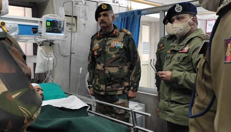 #JammuAndKashmir DGP Dilbag Singh and GOC, Chinar Corps, Lt Gen DP ...