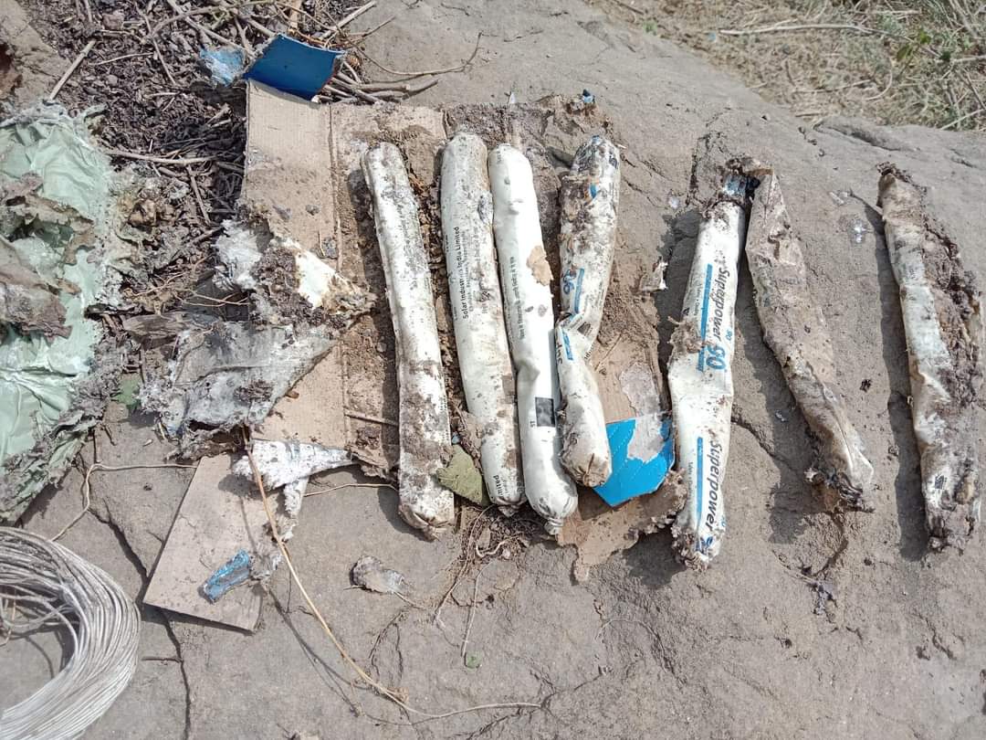 Jammu and Kashmir | Explosives in the form of gelatin sticks were today ...