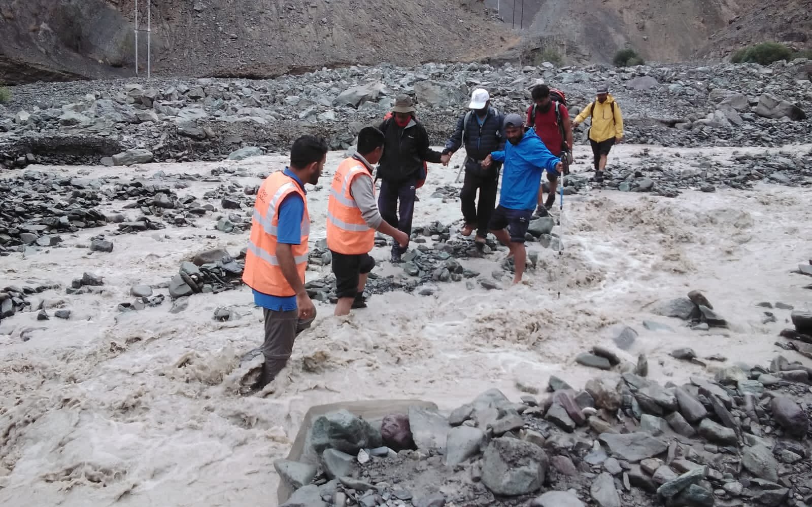 20 trekkers from SAIL were rescued today after strenuous efforts by UT ...