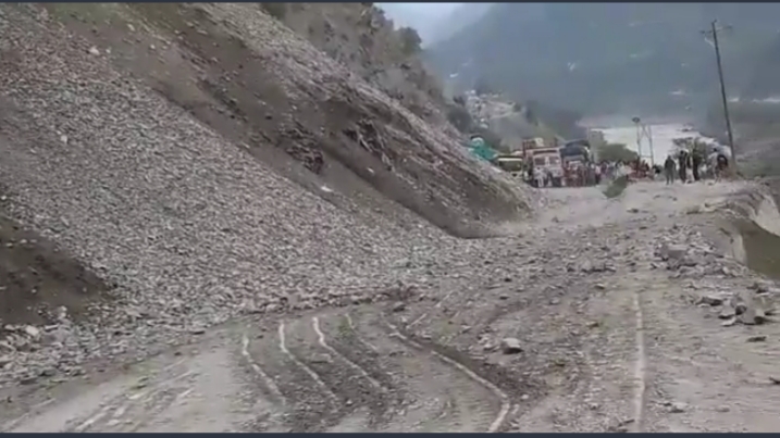 The Jammu-Srinagar National Highway has been closed for vehicular traffic due to mudslides and ...
