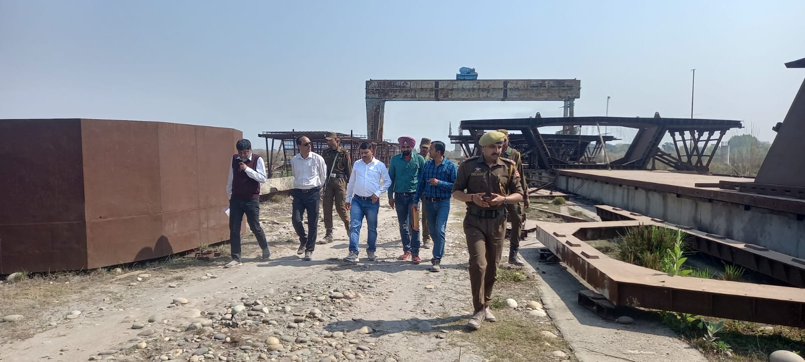 J&K | SDM Khour, Tehsildar inspect Sajwal bridge, – JK Post
